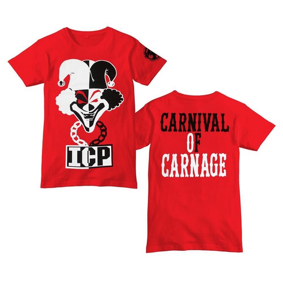 Shirts | Icp Insane Clown Posse Carnival Of Carnage T Shirt X New X S5xl X 222 X | Poshmark